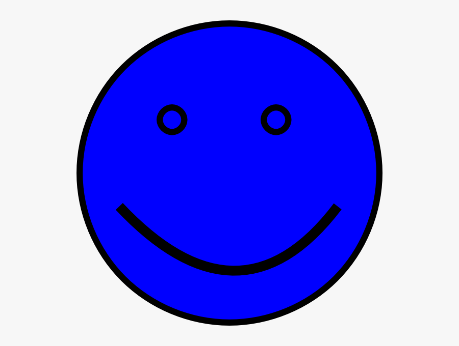 Blue Face Svg Clip Arts - Smiley , Free Transparent Clipart - ClipartKey