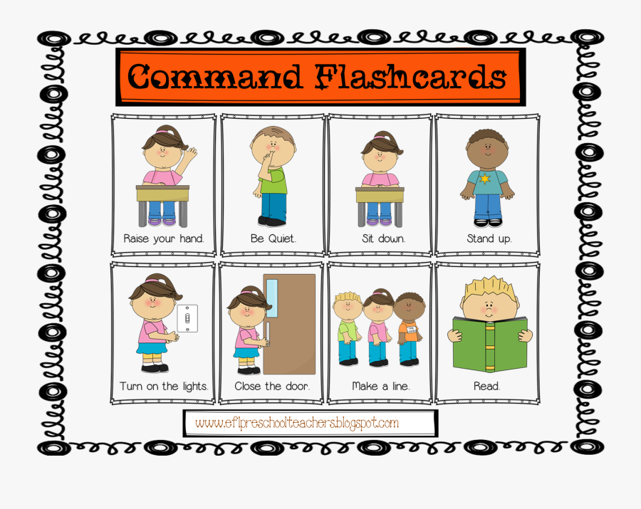 Esl Commands Flashcards Tpt - Classroom Commands , Free Transparent ... Esl Commands Flashcards Tpt - Classroom Commands , Free Transparent ...