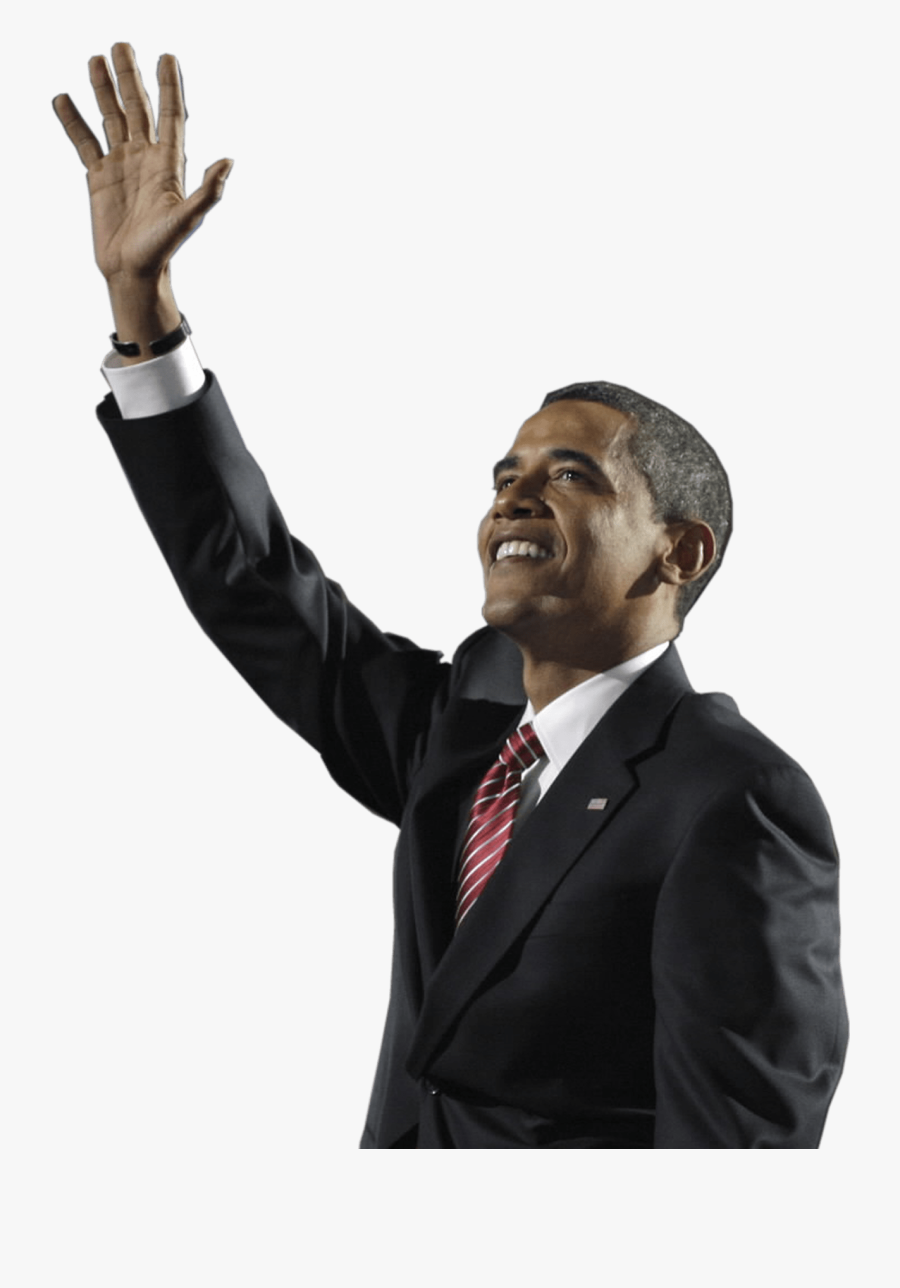 Obama Waving Looking Up - Waving Png , Free Transparent Clipart ...