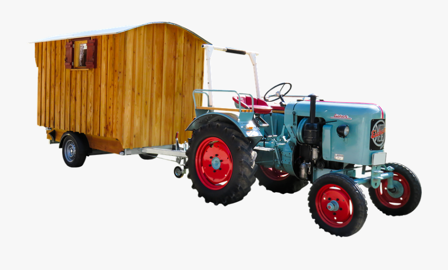 Transport, Traffic, Tractor, Caravan, Mobile Home - Tractor , Free ...