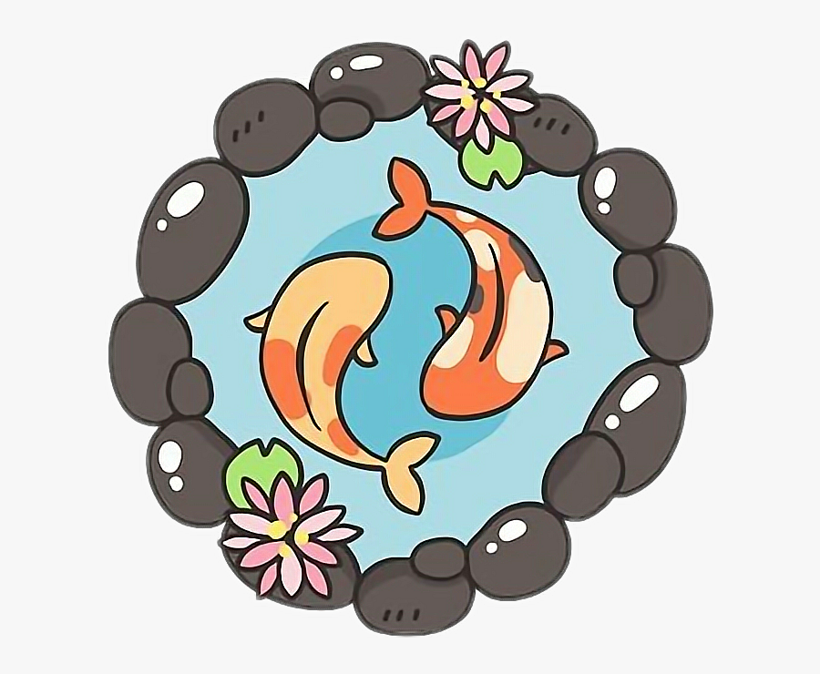Transparent Relaxation Clipart - Kawaii Koi Fish , Free Transparent ...