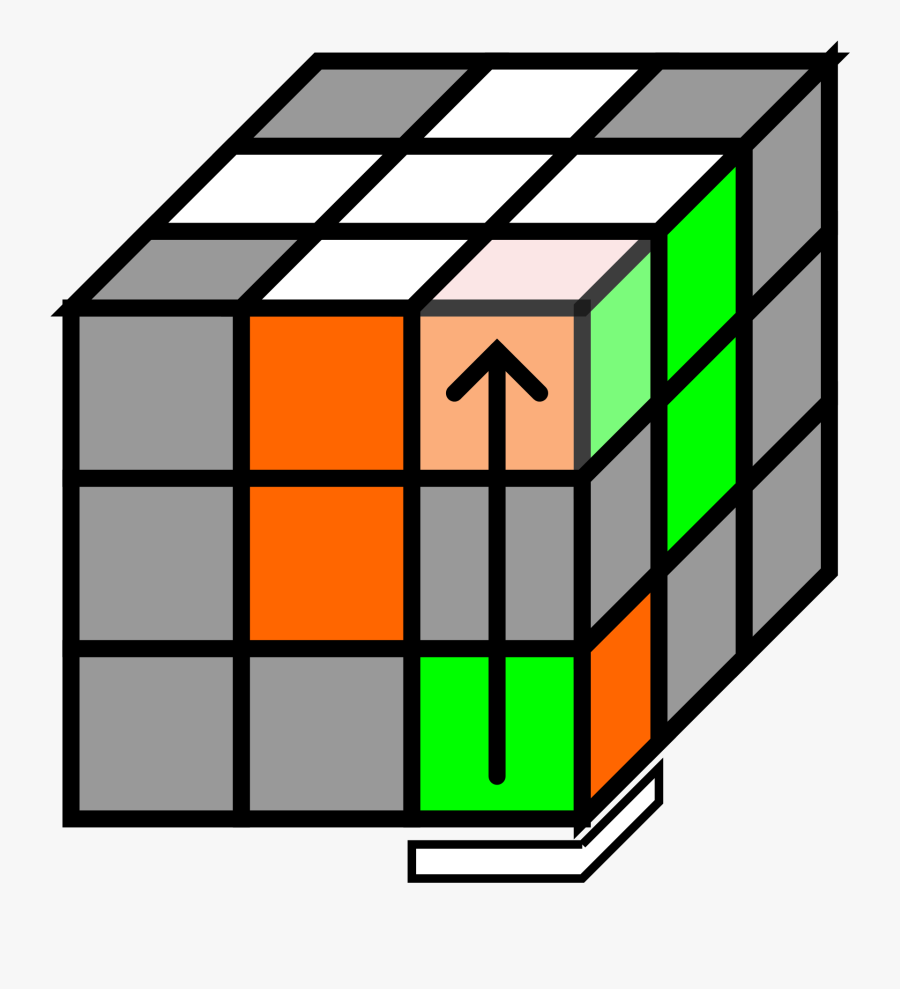Cube Figure Clipart , Png Download - Rubix Cube Colouring Pages , Free ...