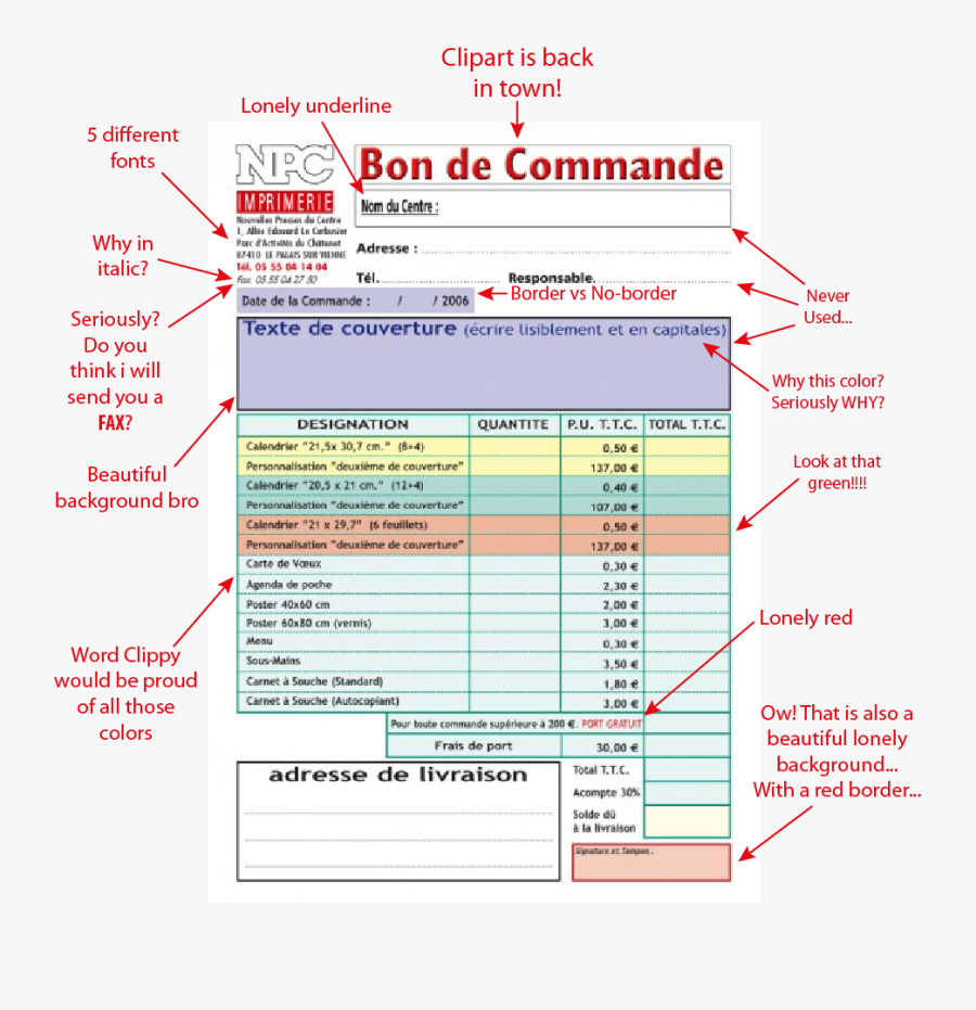 Bon De Commande Imprimerie , Free Transparent Clipart - ClipartKey