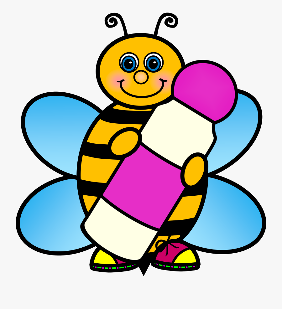 Bee Clip Art School , Free Transparent Clipart - ClipartKey