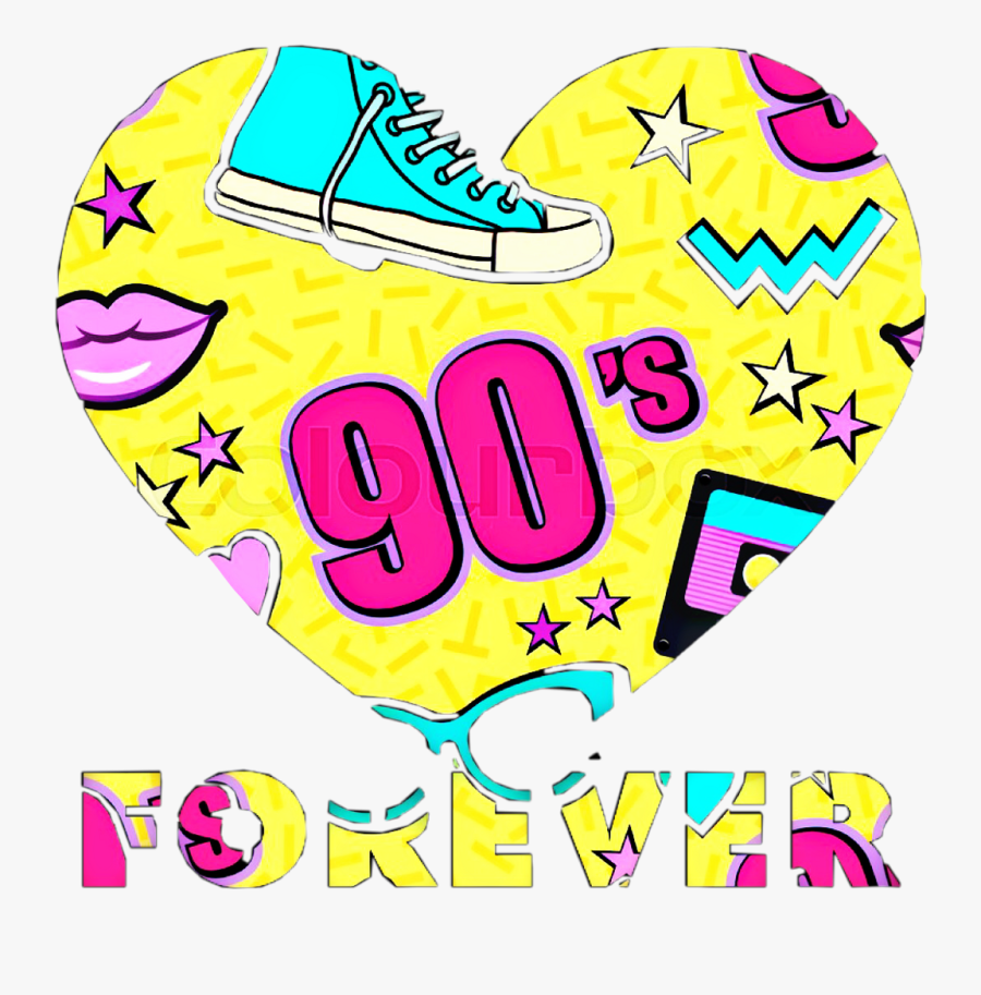 90s 90sforever Heart Freetoedit , Free Transparent Clipart - ClipartKey