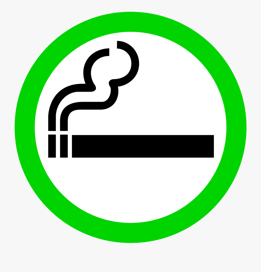 Smoking Area Clip Arts - Designated Smoking Area Icon , Free ...