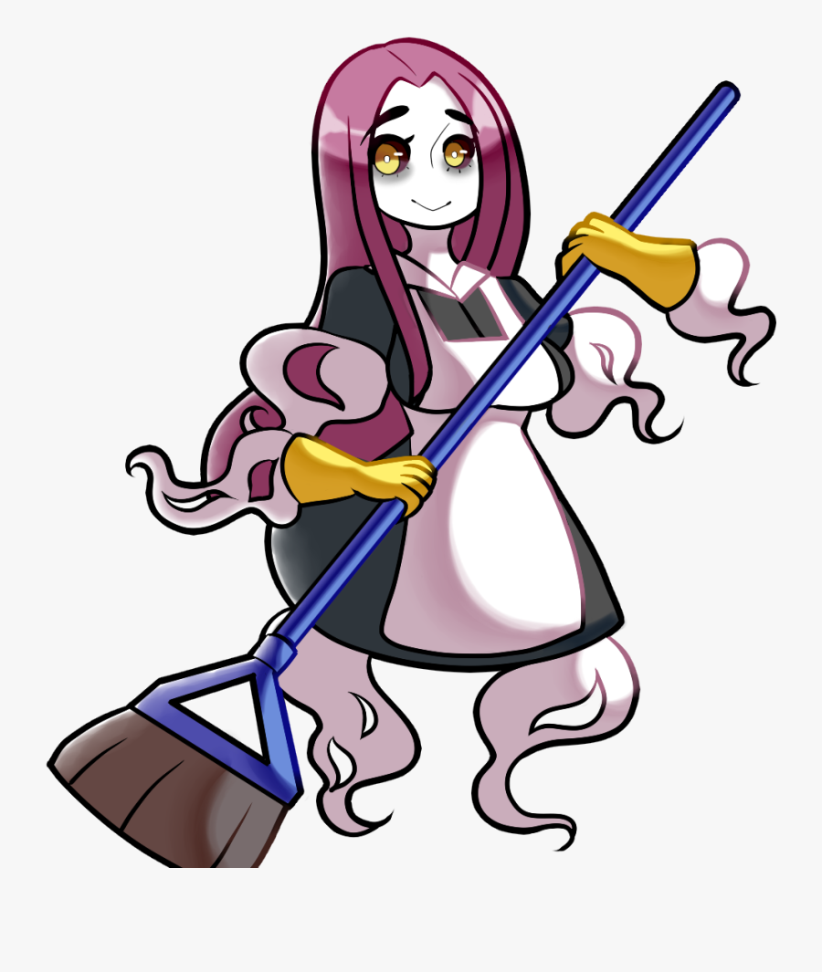 Ghost Maid - Cartoon , Free Transparent Clipart - ClipartKey