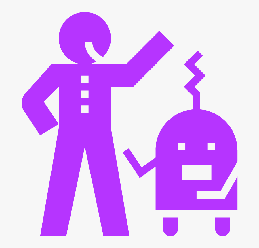 Human Robotics Icon Transparent Blue , Free Transparent Clipart ...