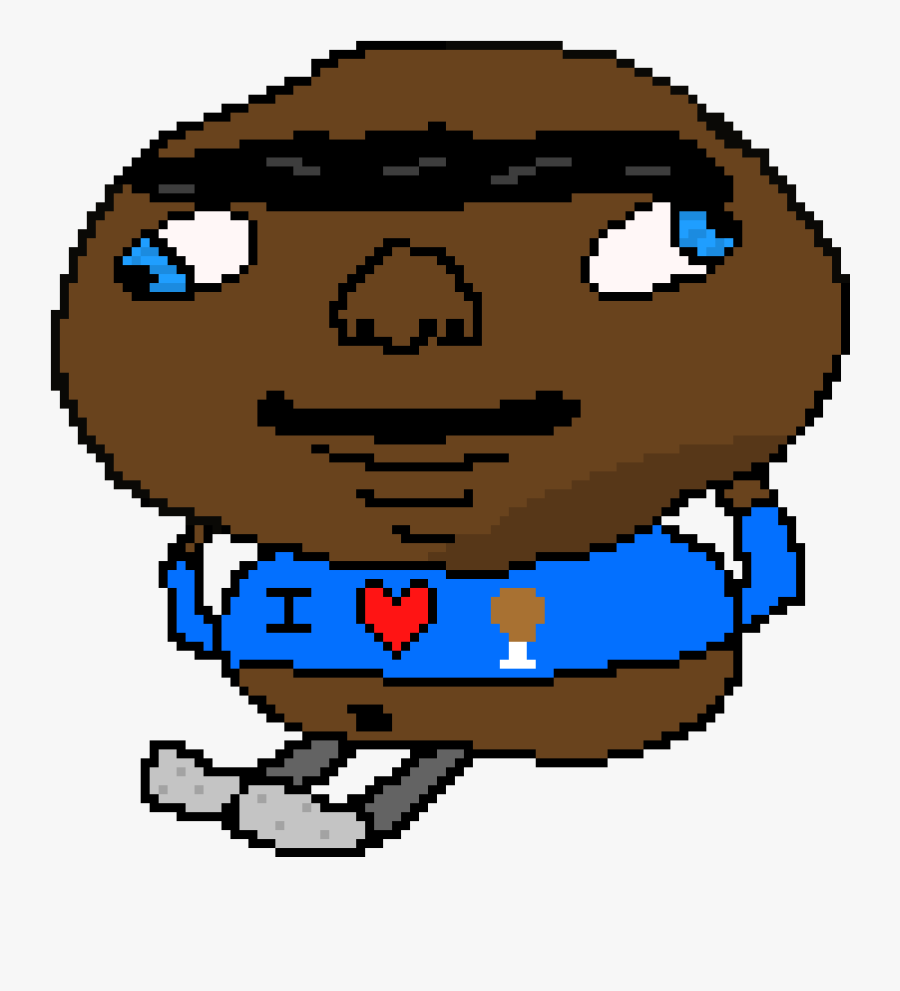 Transparent Fat Chef Clipart - Fat Guy Pixel Art , Free Transparent ...