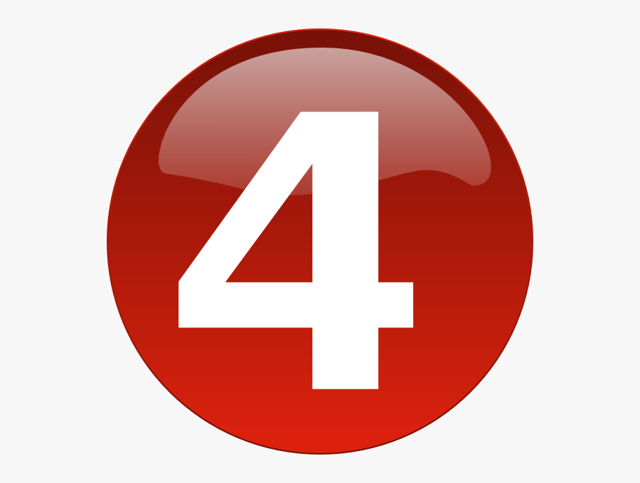 Red 4 Clipart , Free Transparent Clipart - ClipartKey
