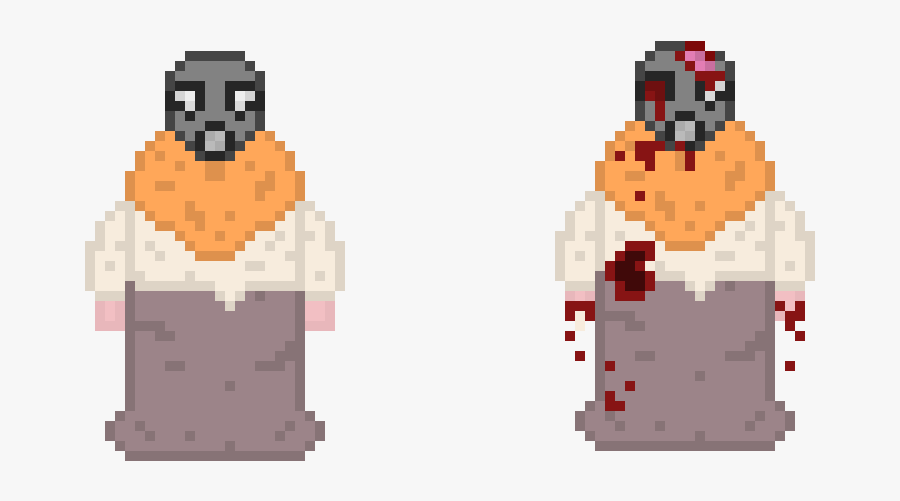 Gas Mask Pixel Art , Free Transparent Clipart - ClipartKey