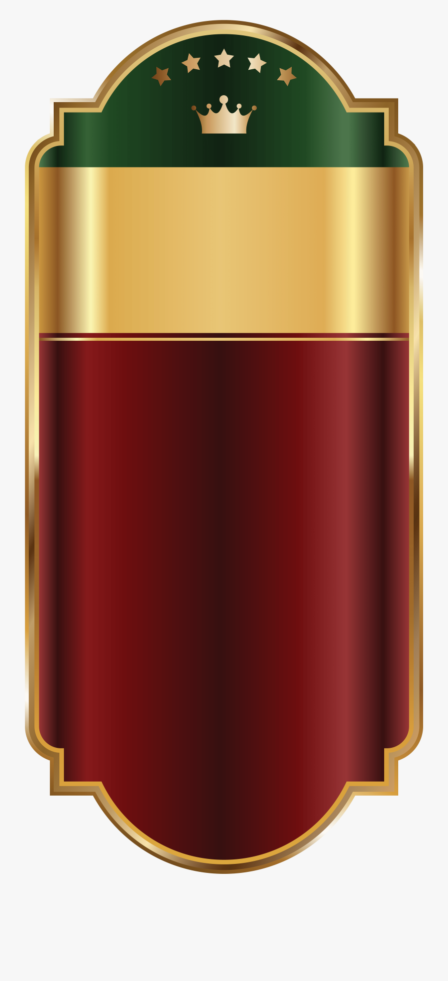 Red Label Template Transparent Png Clip Art Image - Transparent Red ...