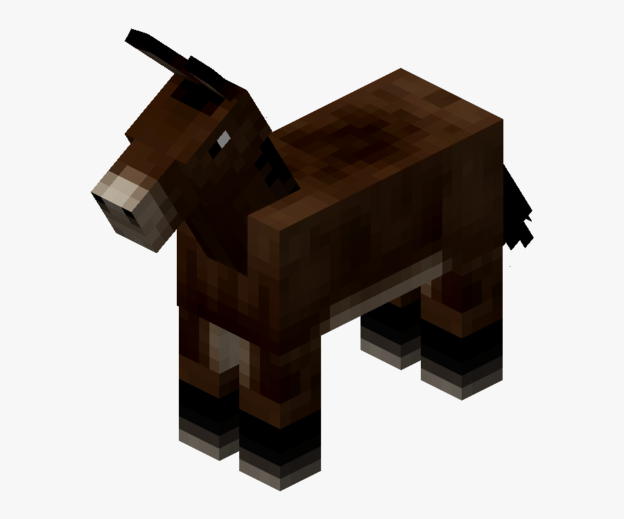 Clip Art Minecraft Mule - Minecraft Donkey , Free Transparent Clipart ...