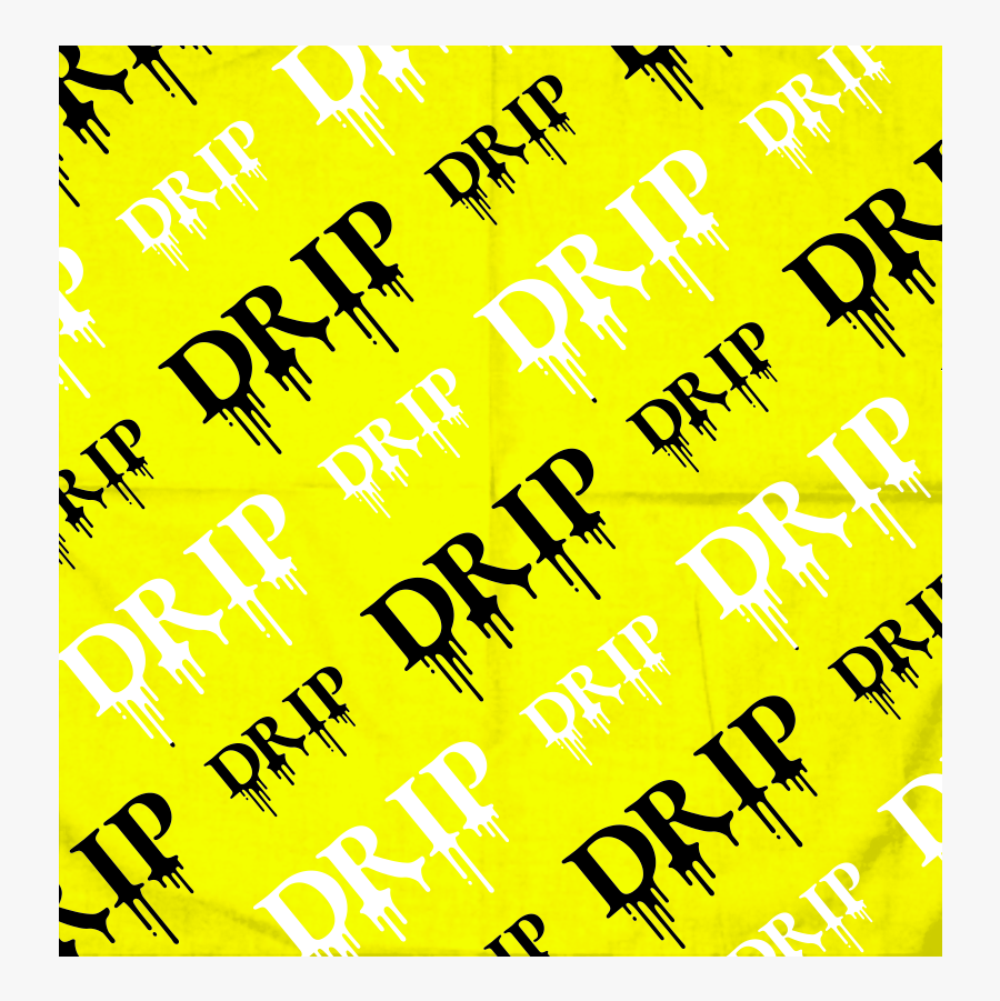 Gunna Drip Or Drown Bandana , Free Transparent Clipart - ClipartKey