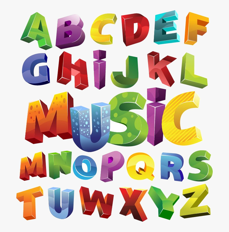 3d Alphabet Vector , Free Transparent Clipart - ClipartKey