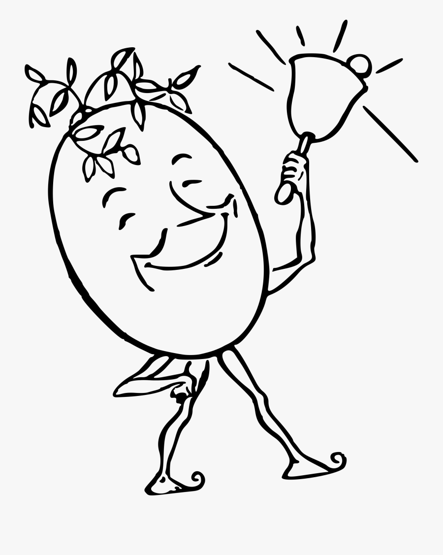 Freaky Town Crier Clip Arts - Line Art , Free Transparent Clipart ...