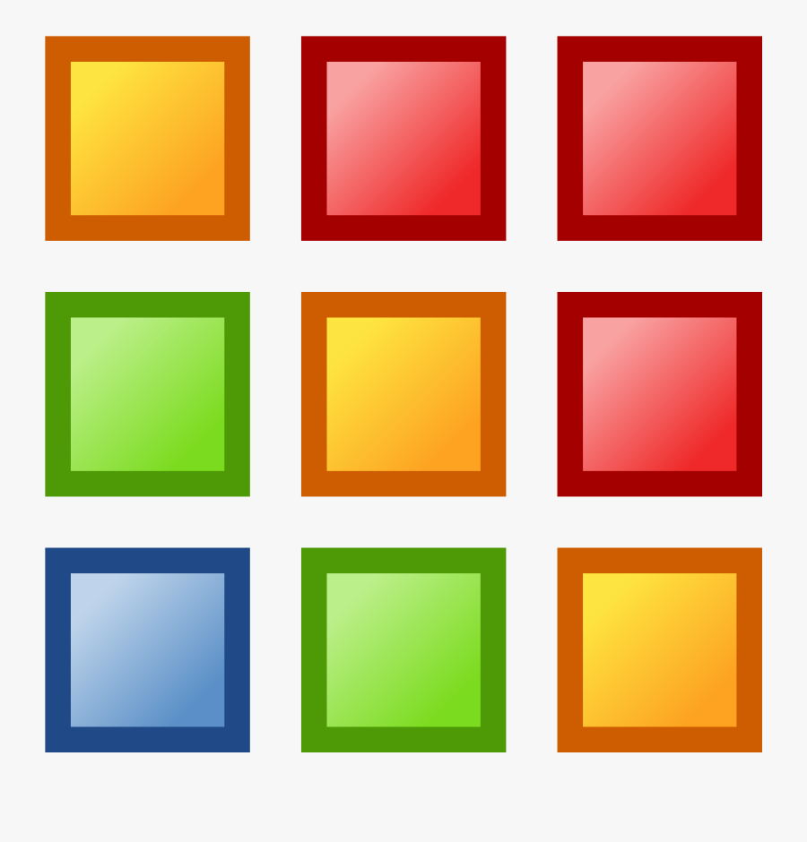 Squares Clipart Colored - Colorful Squares Clipart , Free Transparent ...