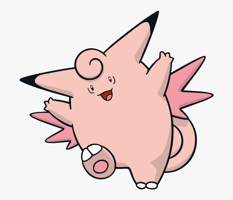 Clefable Pokemon Character Vector Art - Cleffa Clefairy Clefable , Free ...