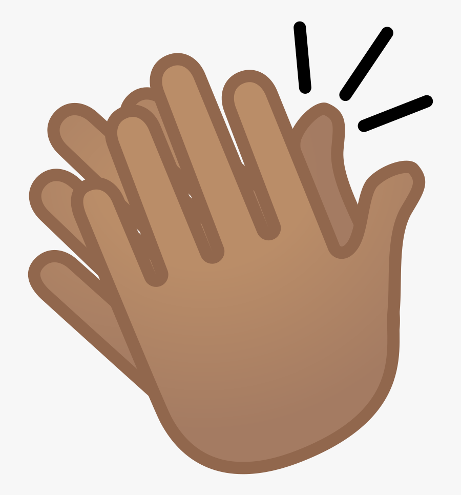 Clapping Hands Medium Skin Tone Icon - Clap Png , Free Transparent ...