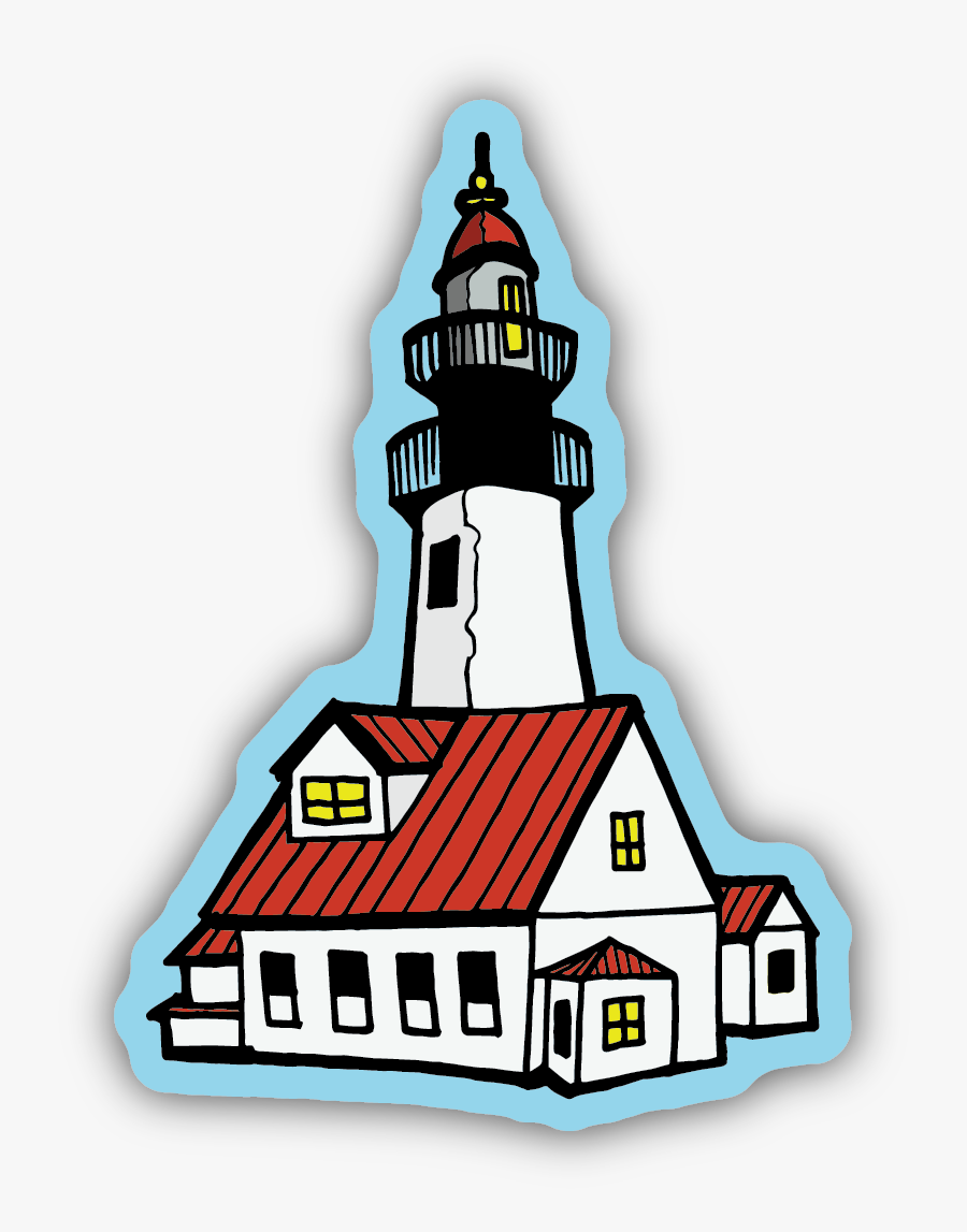 Lighthouse Sticker , Free Transparent Clipart - ClipartKey