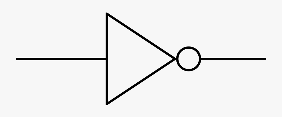 Inverter Circuit Symbol , Free Transparent Clipart - ClipartKey