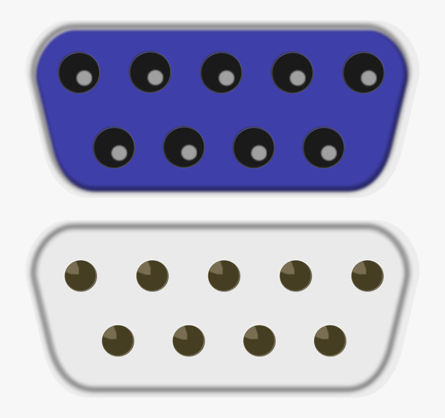 Rs232 Male Female - Rs-232 , Free Transparent Clipart - ClipartKey