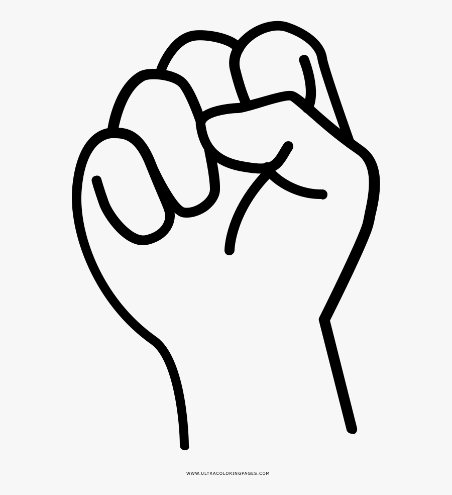 Protest Coloring Page - Line Art , Free Transparent Clipart - ClipartKey