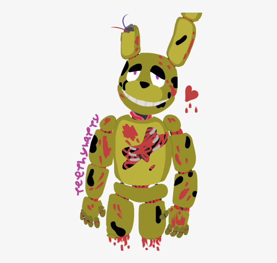 Fnaf Stylized Springtrap By Clip Art Royalty Free Stock - Springtrap ...