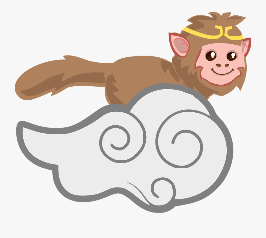 Monkey King, Cloud, Flying, Baby - Monkey King Cloud , Free Transparent ...
